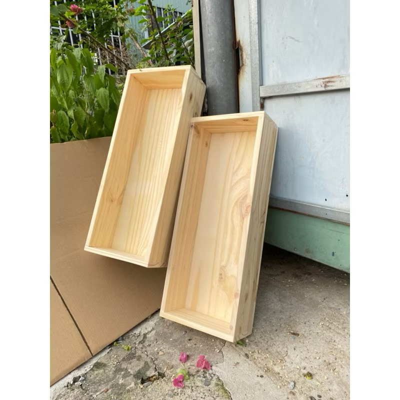Pine WOOD PALLET BOX FOR CAKES AND FRUITS | Shopee Philippines