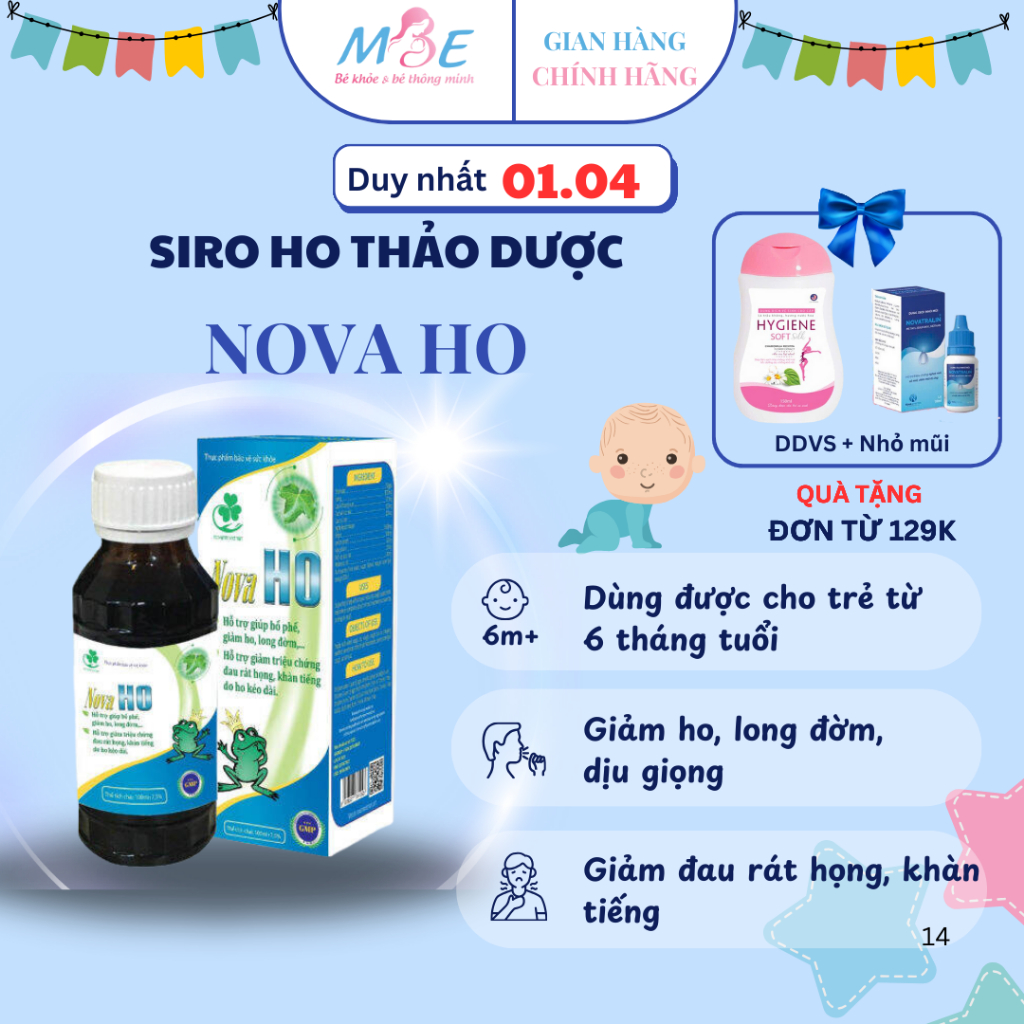 Nova Cough Herbal Cough Syrup, Supports Lungs, Reduces Symptoms of Sore ...