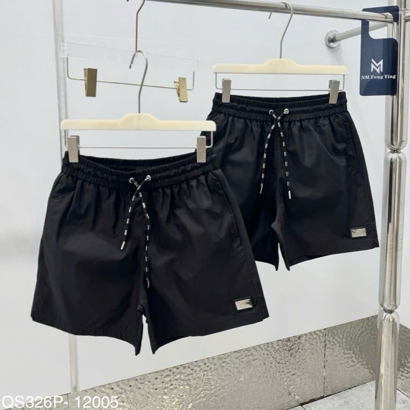 Don CH men's and women's wind shorts, plain mixed with leather ...