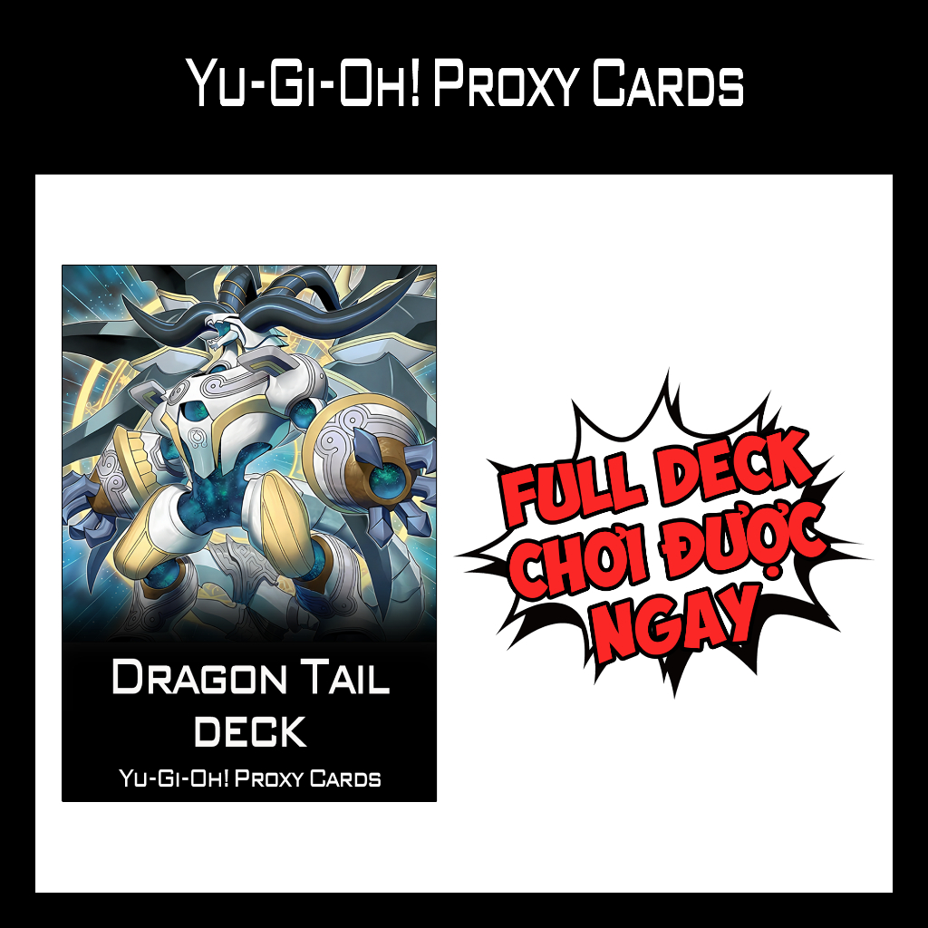 YUGIOH Cards - Dragon Tail Deck - 1 SIDE PRINTED (60 Cards) | Shopee Philippines
