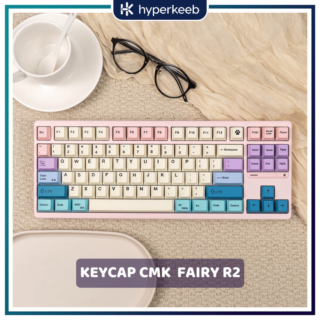 CMK Fairy R2 Keycap PBT Dye-sub Cherry Profile | HYPERKEEB | Shopee ...