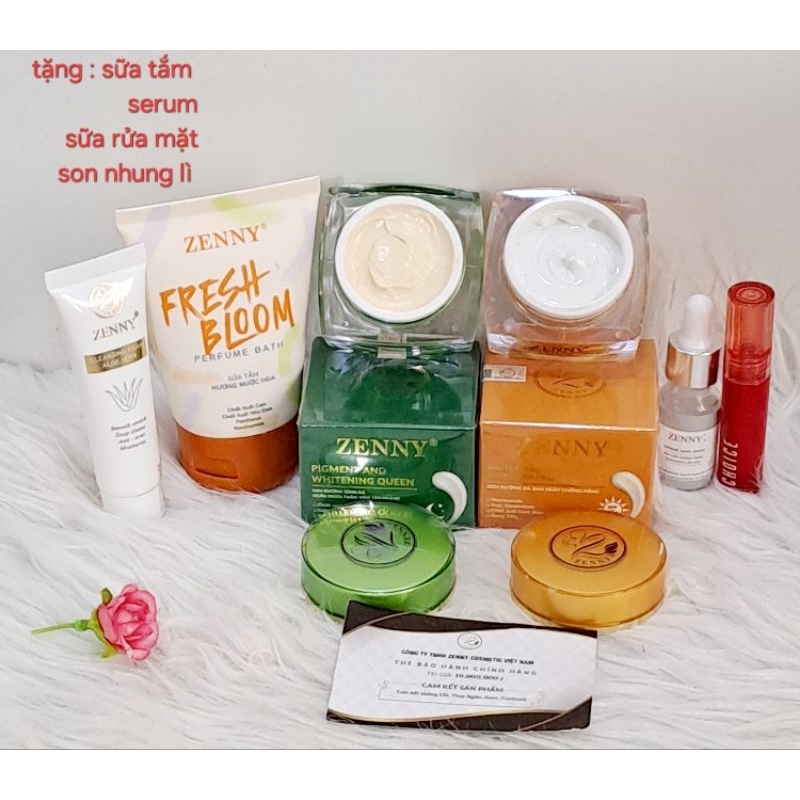 Zenny day and night cream (Wholesale from 3 sets) (free lipstick, serum ...