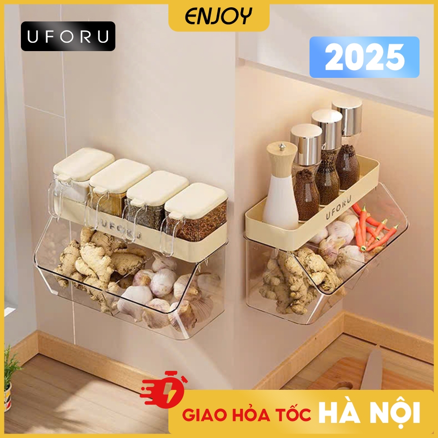 UFORU kitchen spice rack made of safe PET and ABS plastic, new model ...