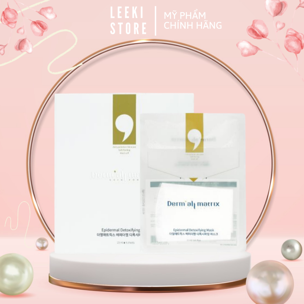 Derm All Matrix Epidermal Detoxifying Mask - Full Box (4 pieces ...