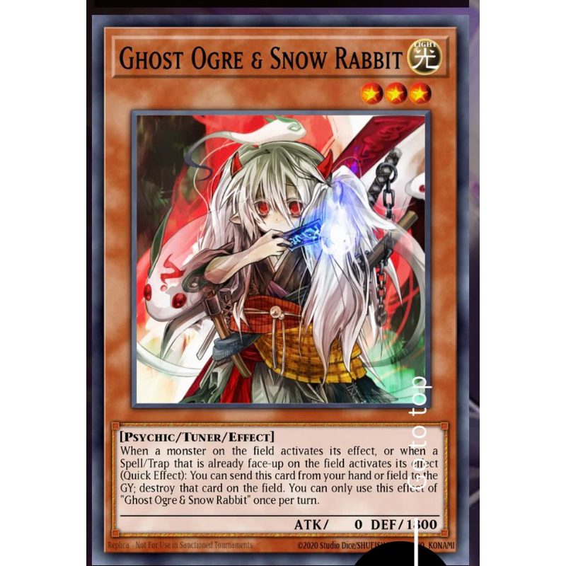 Genuine yugioh card RA04-EN015 “Ghost Ogre & Snow Rabbit" Choose Your ...