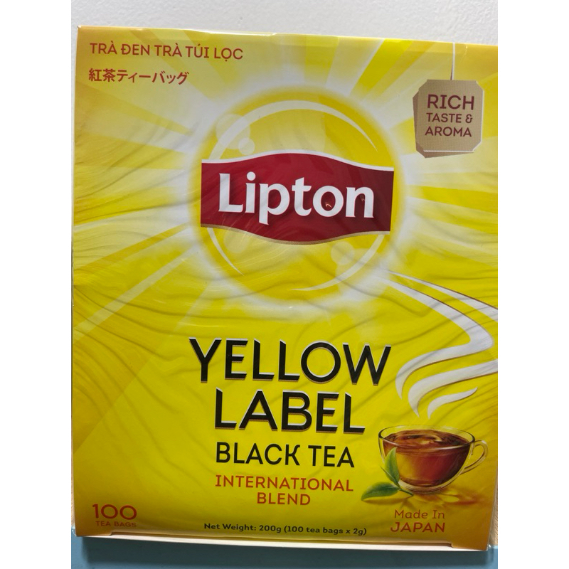 Lipton yellow label tea large box 200g (100 bags*2gr).Tea.che | Shopee ...