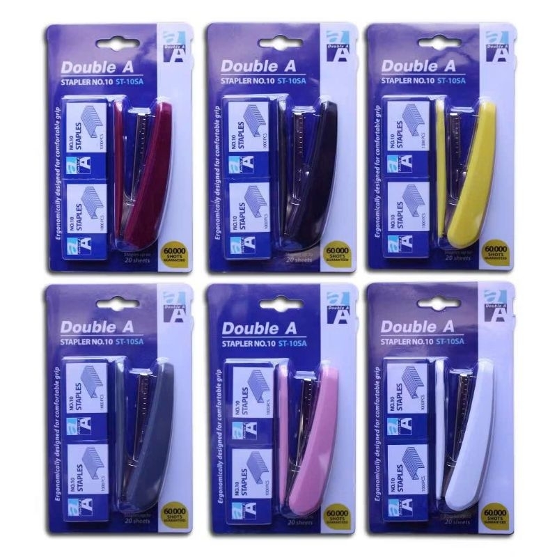 Double A Stapler Combo (Includes 2 Boxes of Staple No.10), Can staple ...