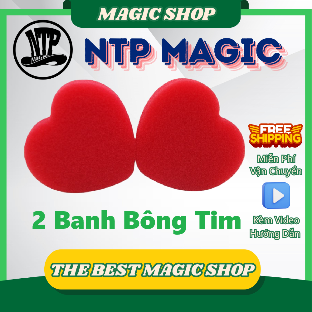 Magic of 2 small heart balls, new model, beautifully cut foam for ...
