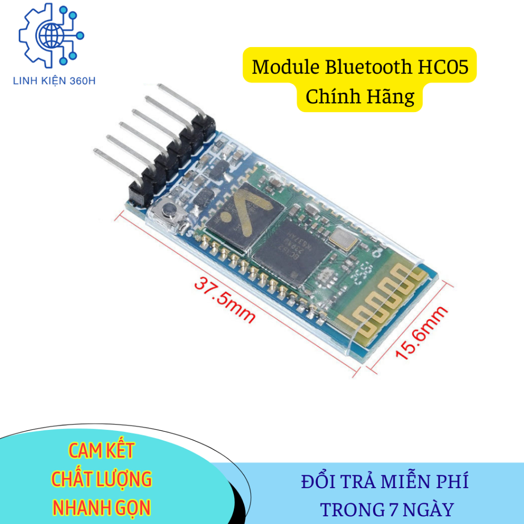 HC-05 Bluetooth Module UART Interface – Wireless Transceiver for Arduino, Microcontroller ...