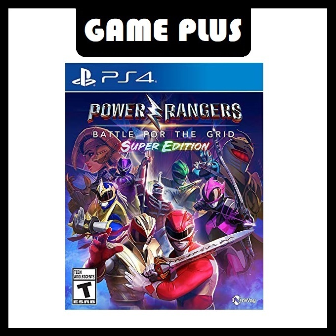 New Power Rangers Battle For The Grid Super Edition Game Disc For PS4 ...