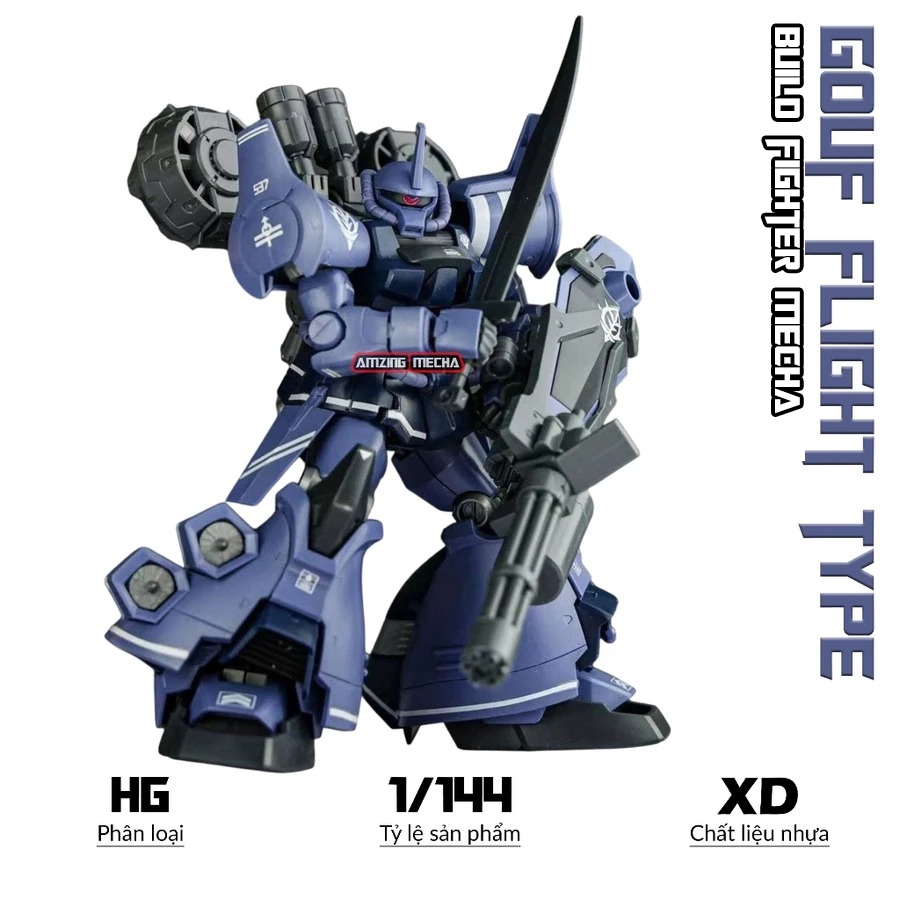 HG Gouf Flight Type Fly Unit Model, 1/144 Mobile Suit, Plastic Assembly ...