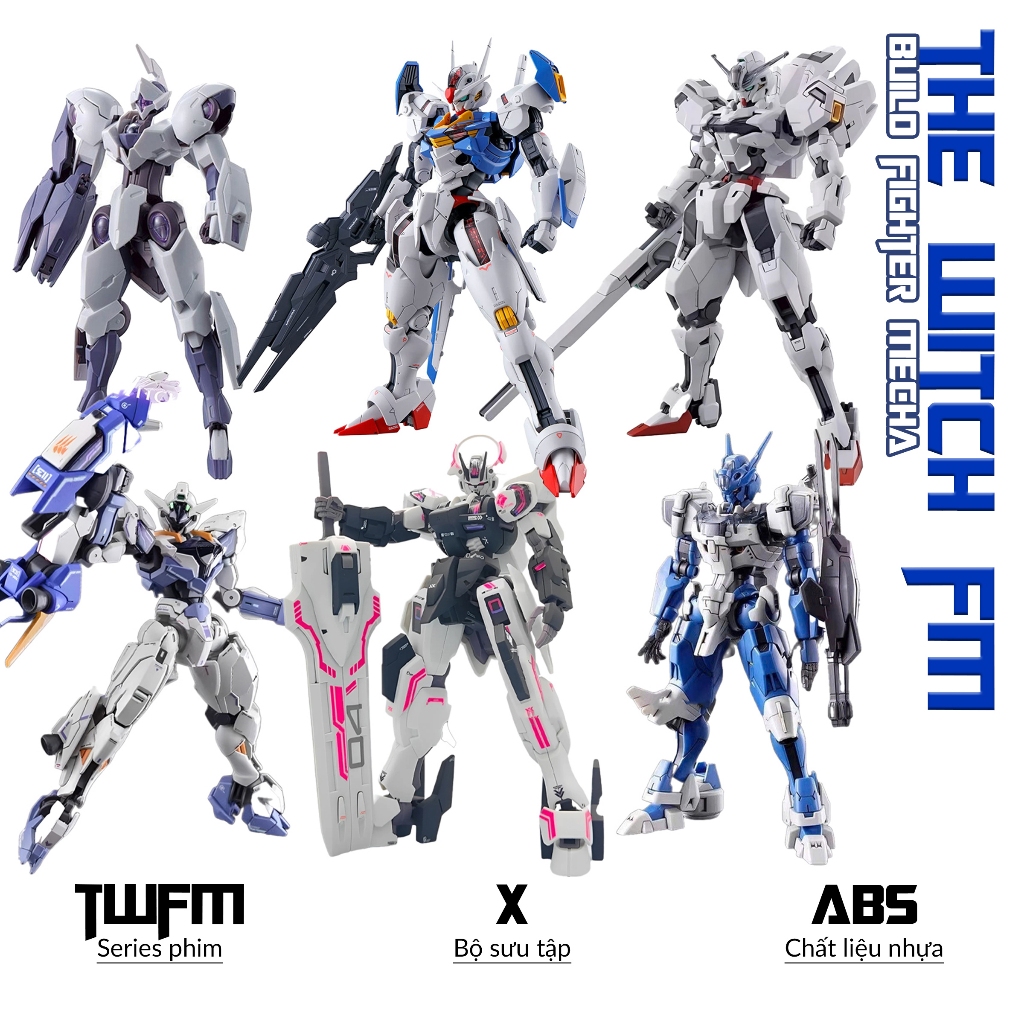 Mecha Fighter The Witch From Mercury Model, Plastic Assembly Toy, Smart ...