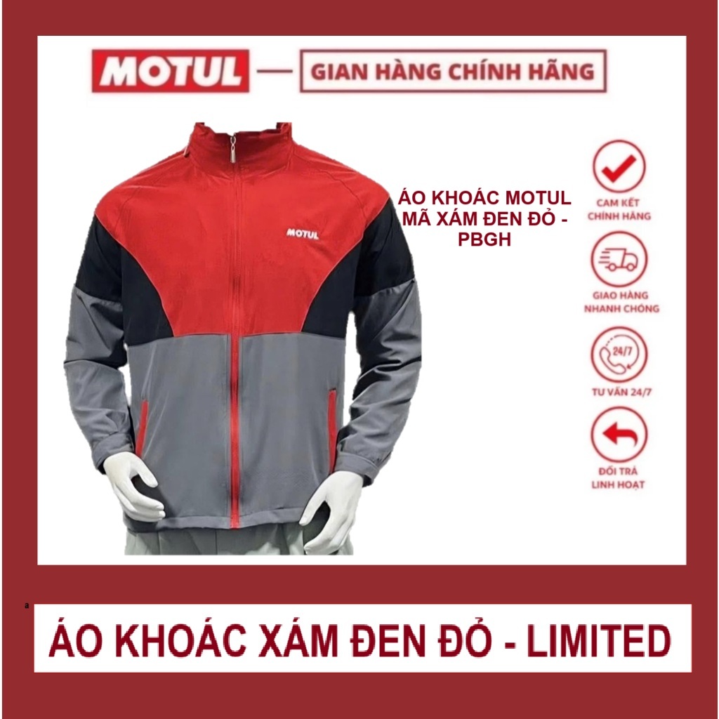 PREMIUM MOTUL RED GRAYJacket - LIMITED EDITION | Shopee Philippines