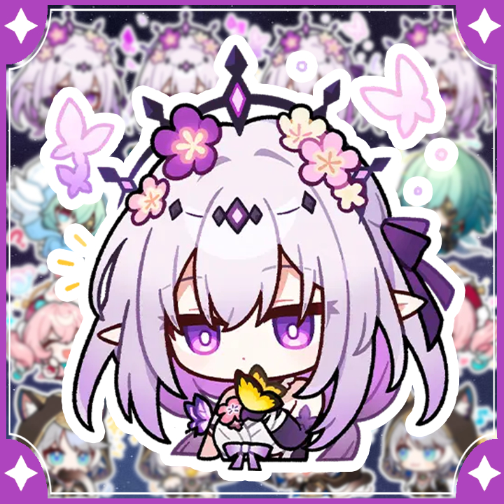 [Honkai Star Rail] Sticker Castorice, Anaxa, Hyacine and Cipher (16 ...