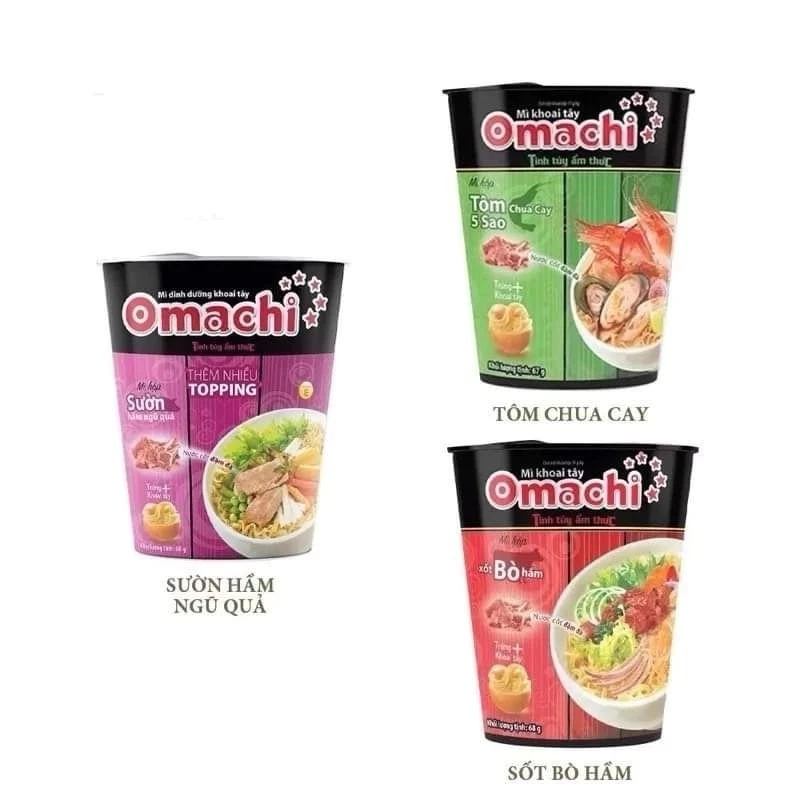 Omachi Potato Cup Noodles with Stewed Beef Sauce / Stewed Ribs ...