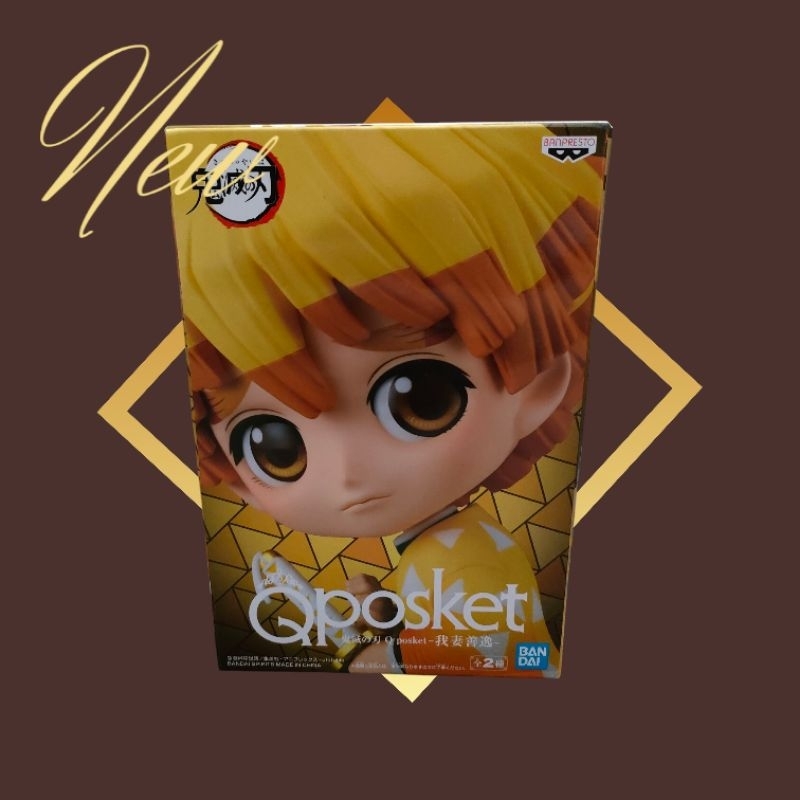 Zenitsu Qposket Kimetsu no Yaiba Character Model | Shopee Philippines