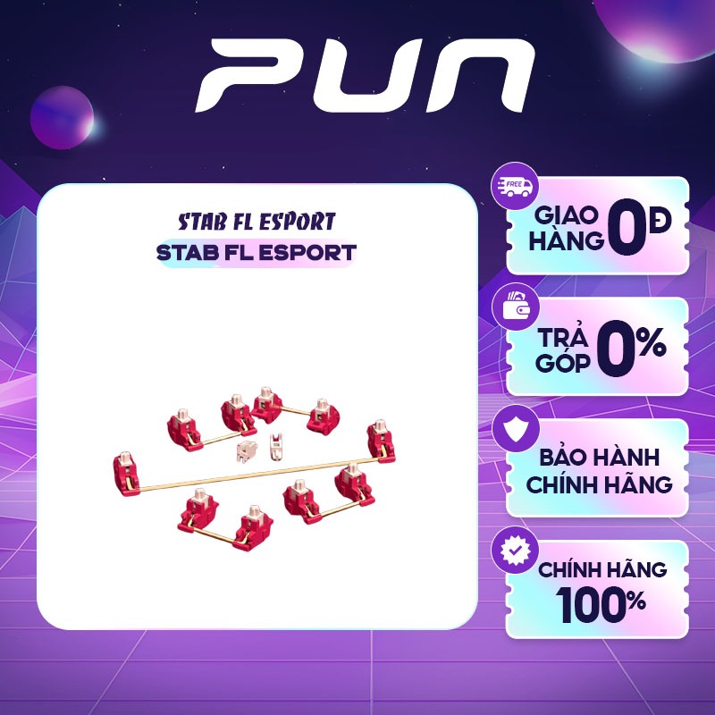 Stabilizer Plate mount Set, PCB mount, Stab FL-Esports For Mechanical ...