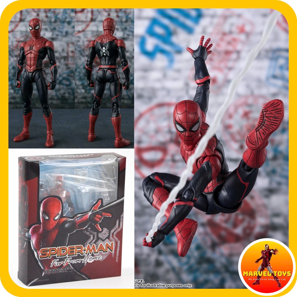 Spider Man Far From Home SHF Jointed Bootleg Model (BL) | Shopee ...