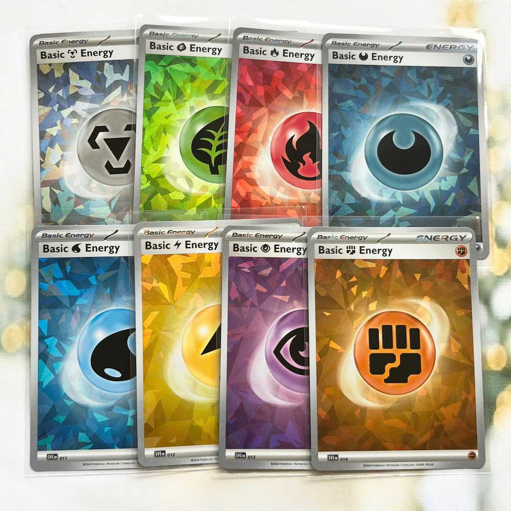 01 SVE Basic Energy Pokemon Picture Cards - Basic Energy Cracked Ice ...