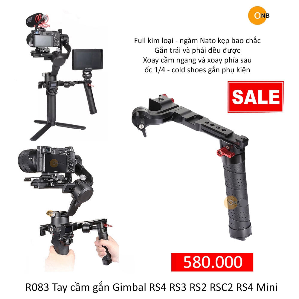 R083 Single Handle Gimbal Ronin RS4 RS3 RS2 RSC2 RS4 Mini RS3 Mini ...