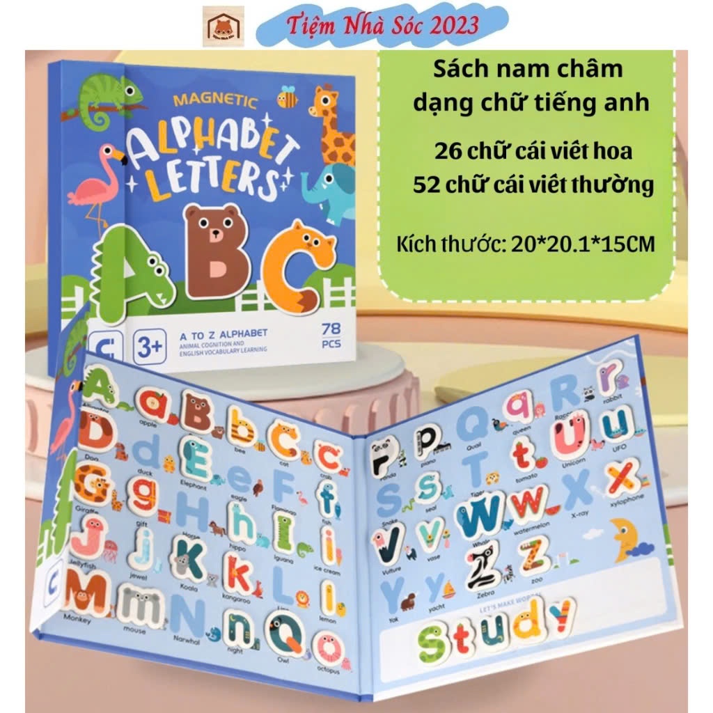 ABC Magnetic English Learning Board - Letter Matching, Language ...