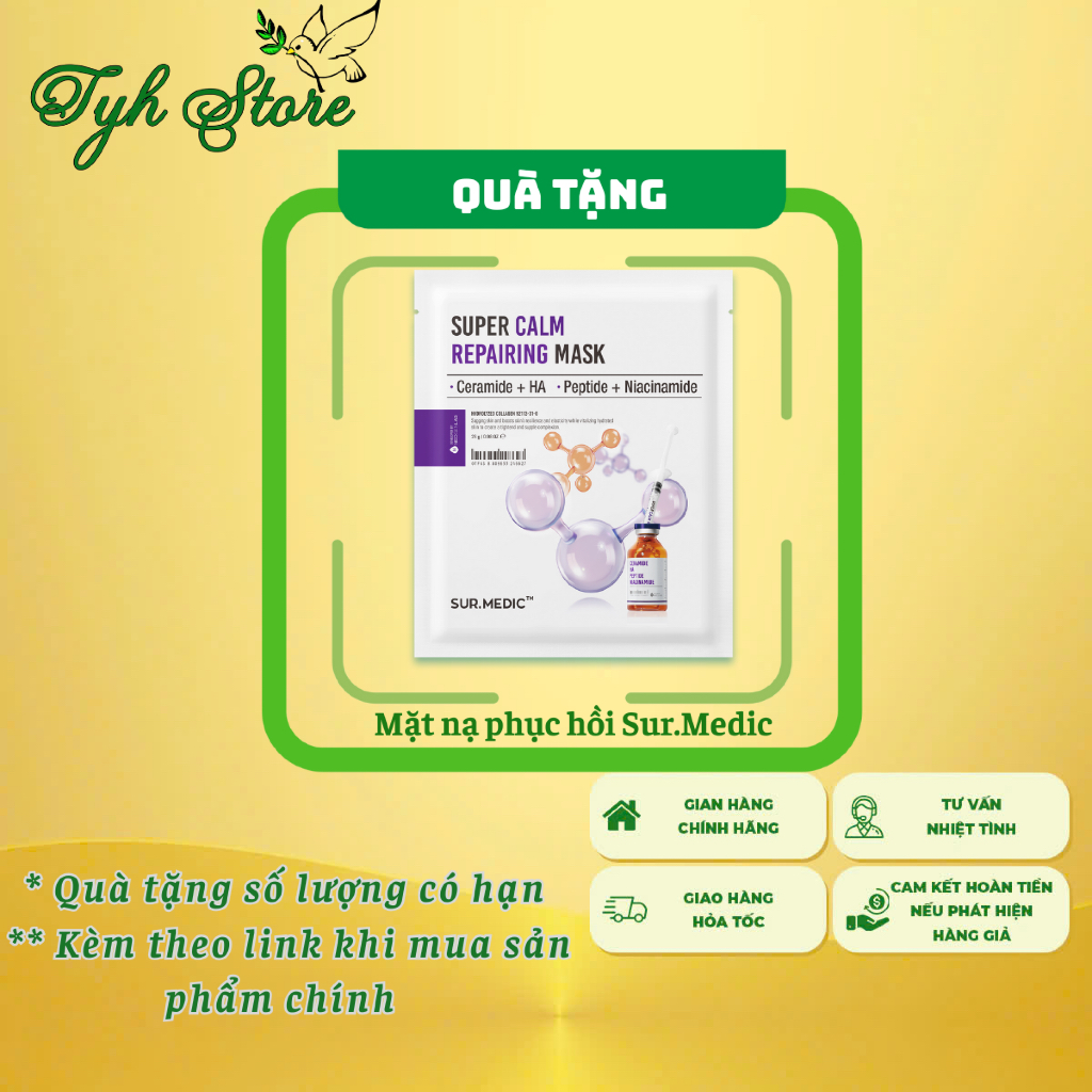 Sur.Medic mask helps moisturize and moisturize the skin | Shopee ...