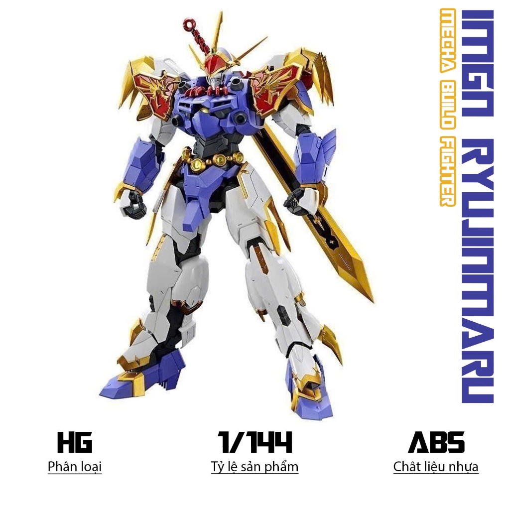 HG Ryujinmaru Amplified IMGN Model, 1/144 Mecha Fighter, Plastic ...