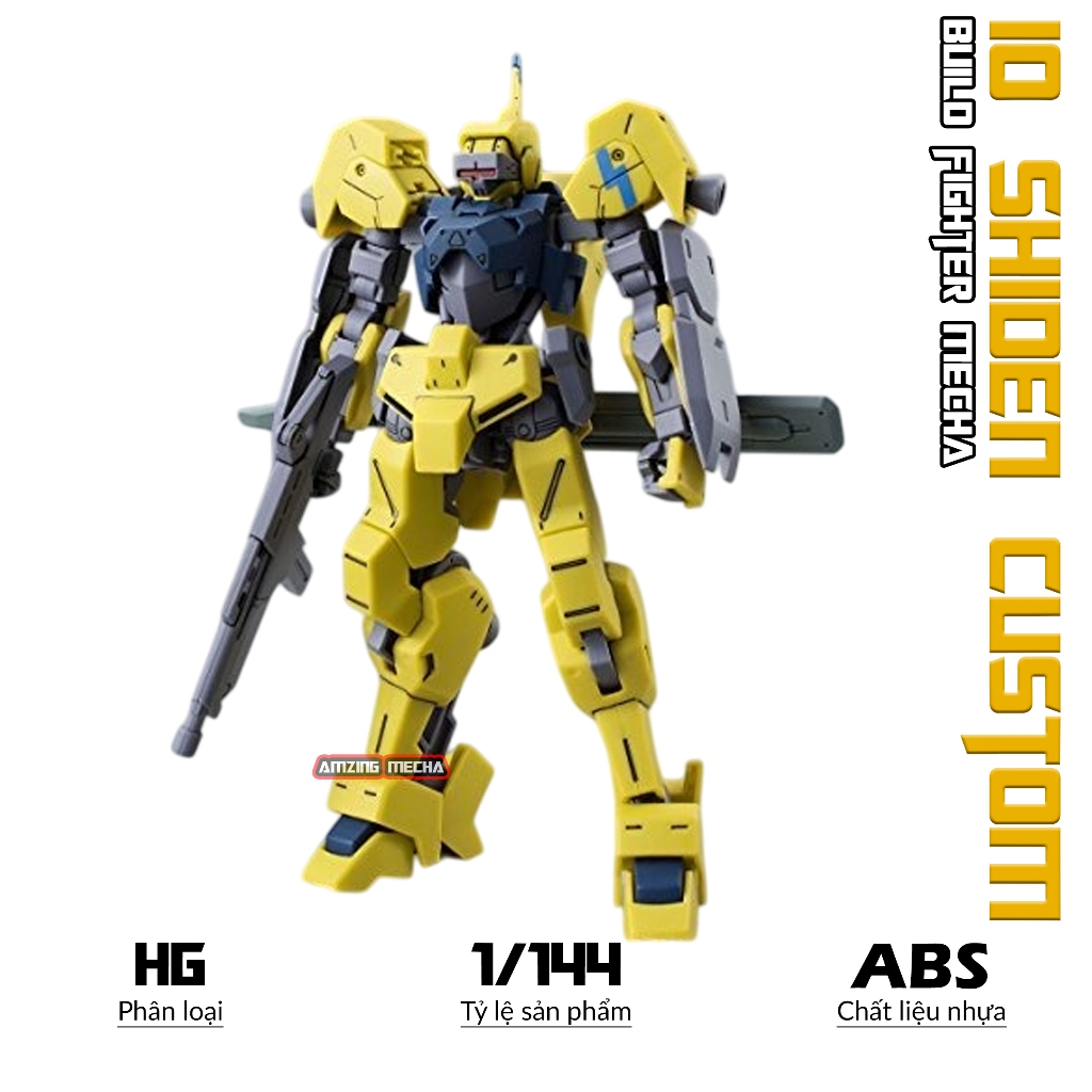 HG Ride's IO Frame Shiden Custom Model, 1/144 Mobile Suit | Shopee ...