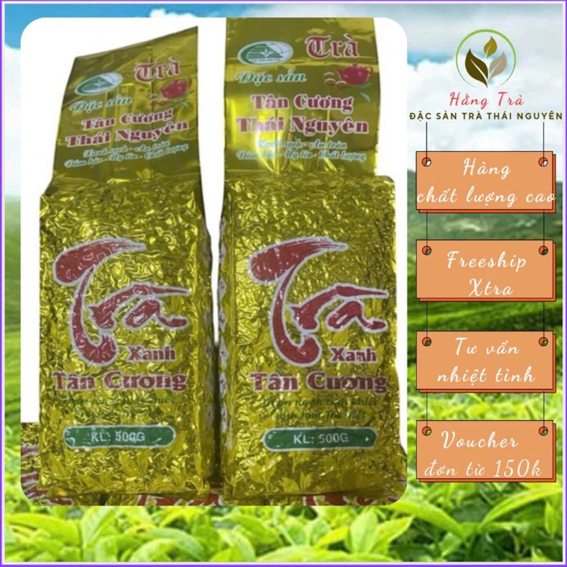 Genuine Thai Nguyen green tea, 1 bag of 1kg (2 bags of 500g) | Shopee ...