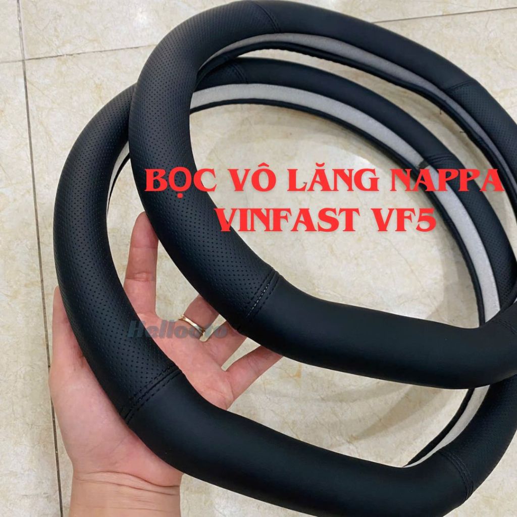 VinFast VF5 Car Steering Wheel Cover – High Quality Nappa Leather ...