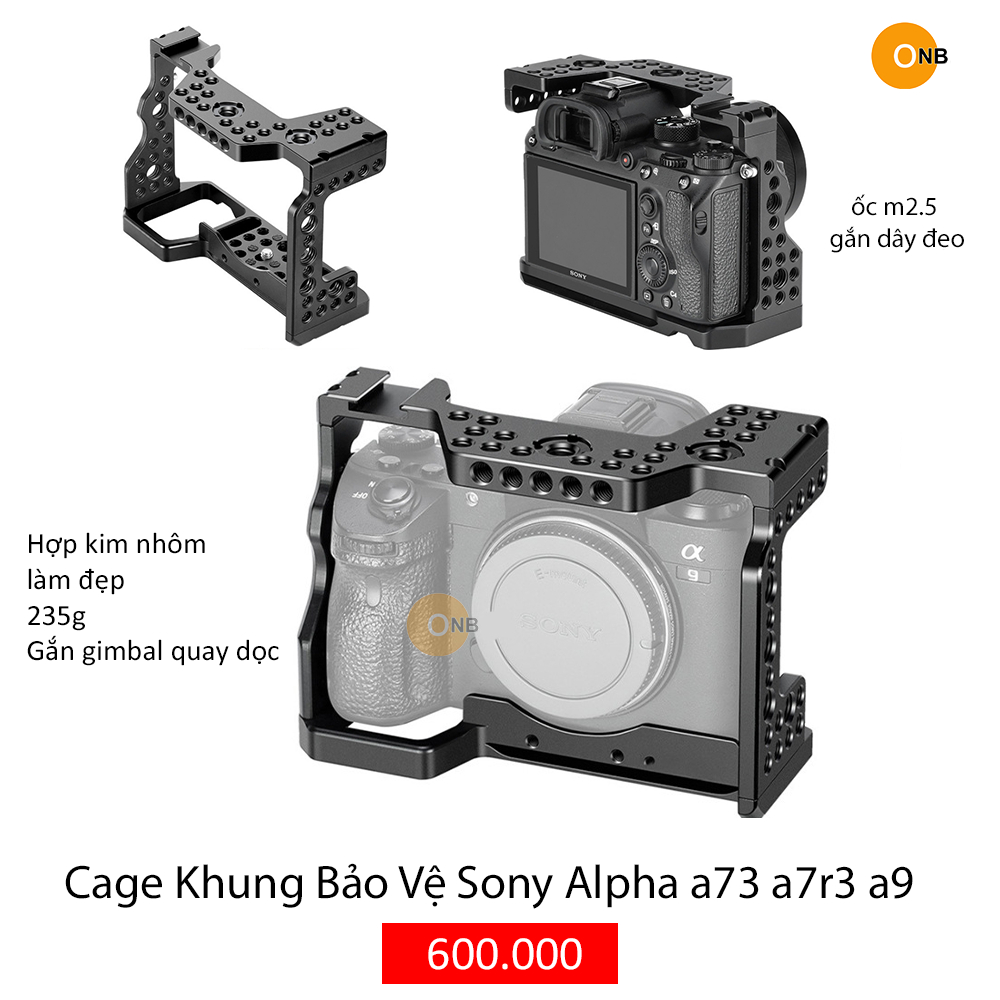 Cage protective frame Sony Alpha a73 a7iii a7r3 - supports gimbal ...