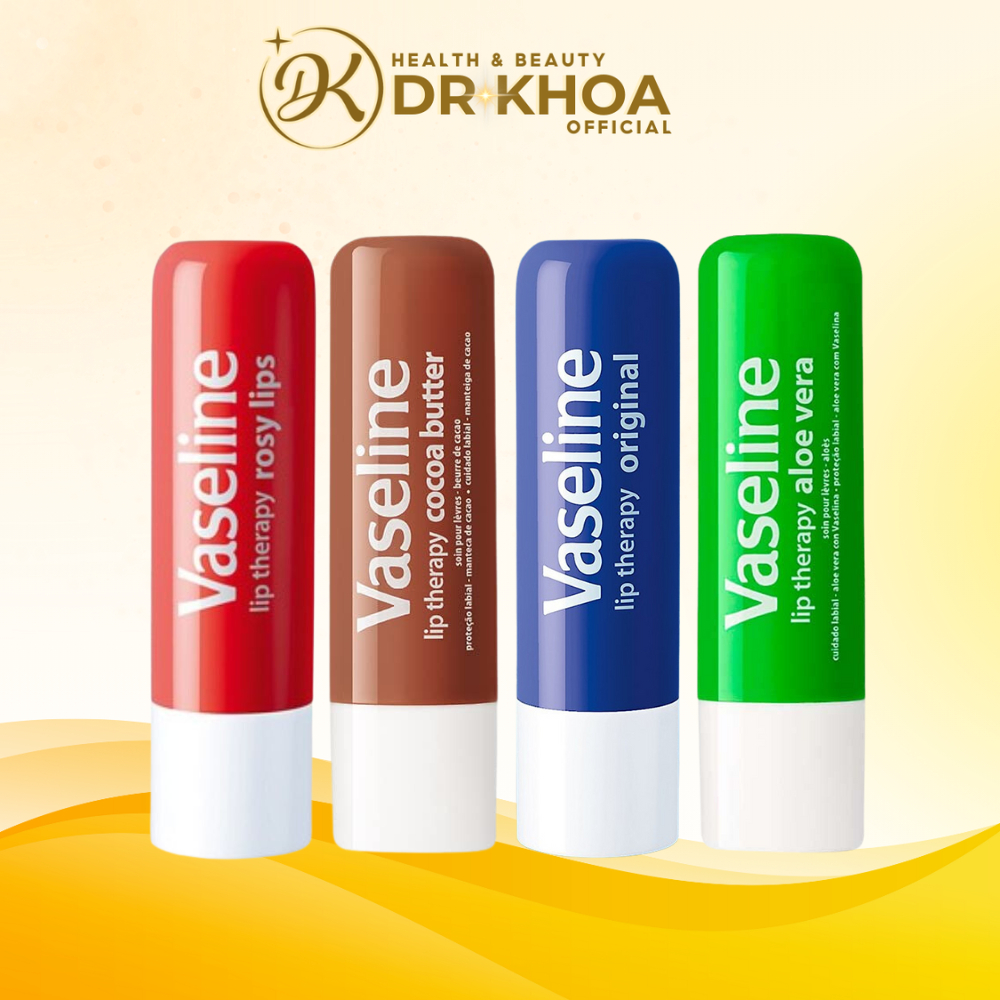 Vaseline Lip Balm Stick - Vaseline Lip Therapy Moisturizing Lip Balm 4 ...
