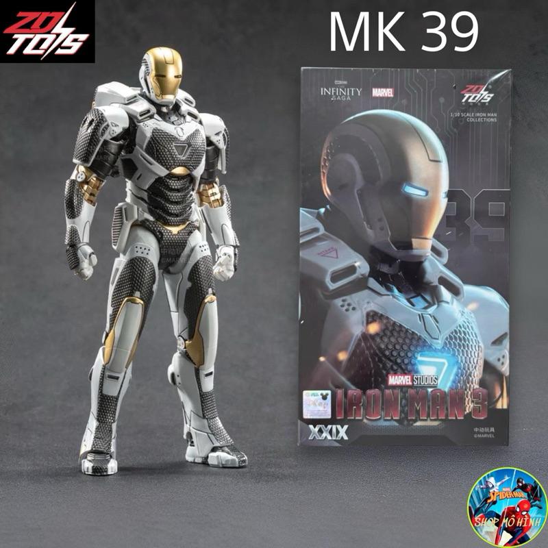 Genuine model ZD Toys Iron Man Iron Man Mark 39 MK 39 MK39 scale 1:10 ...