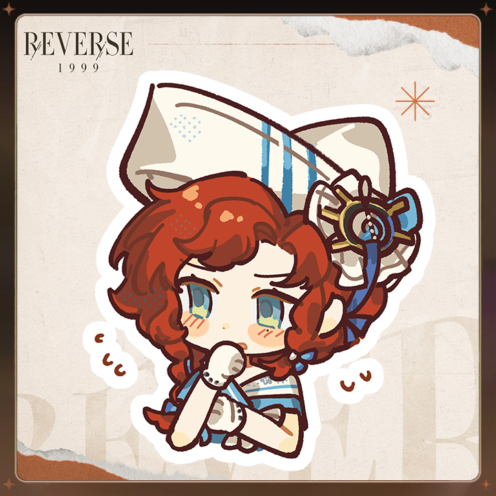 [Reverse 1999] Sticker Chibi Barcarola, Fatutu, Regulus and Vertin ...