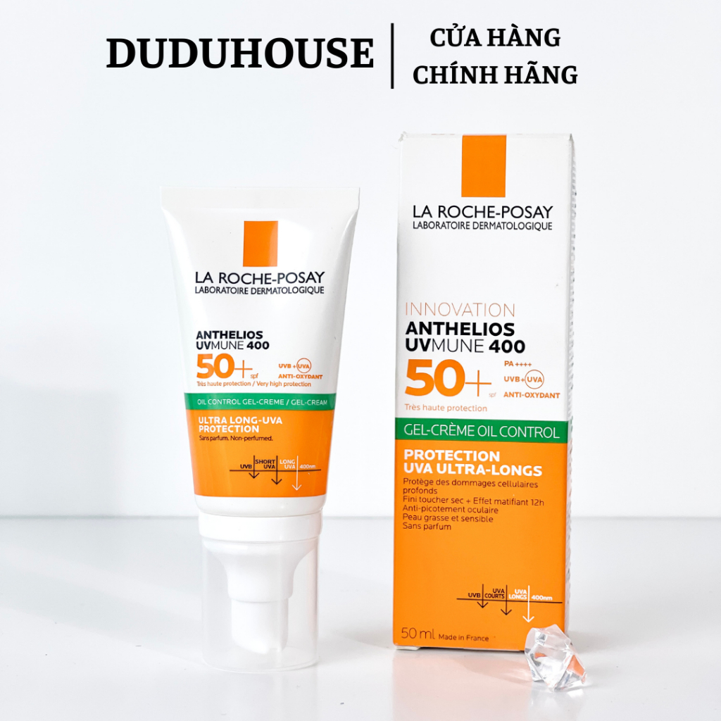 Old La Roche Posay Sunscreen Anthelios Uvmune 400 Oil Control Gel Cream ...