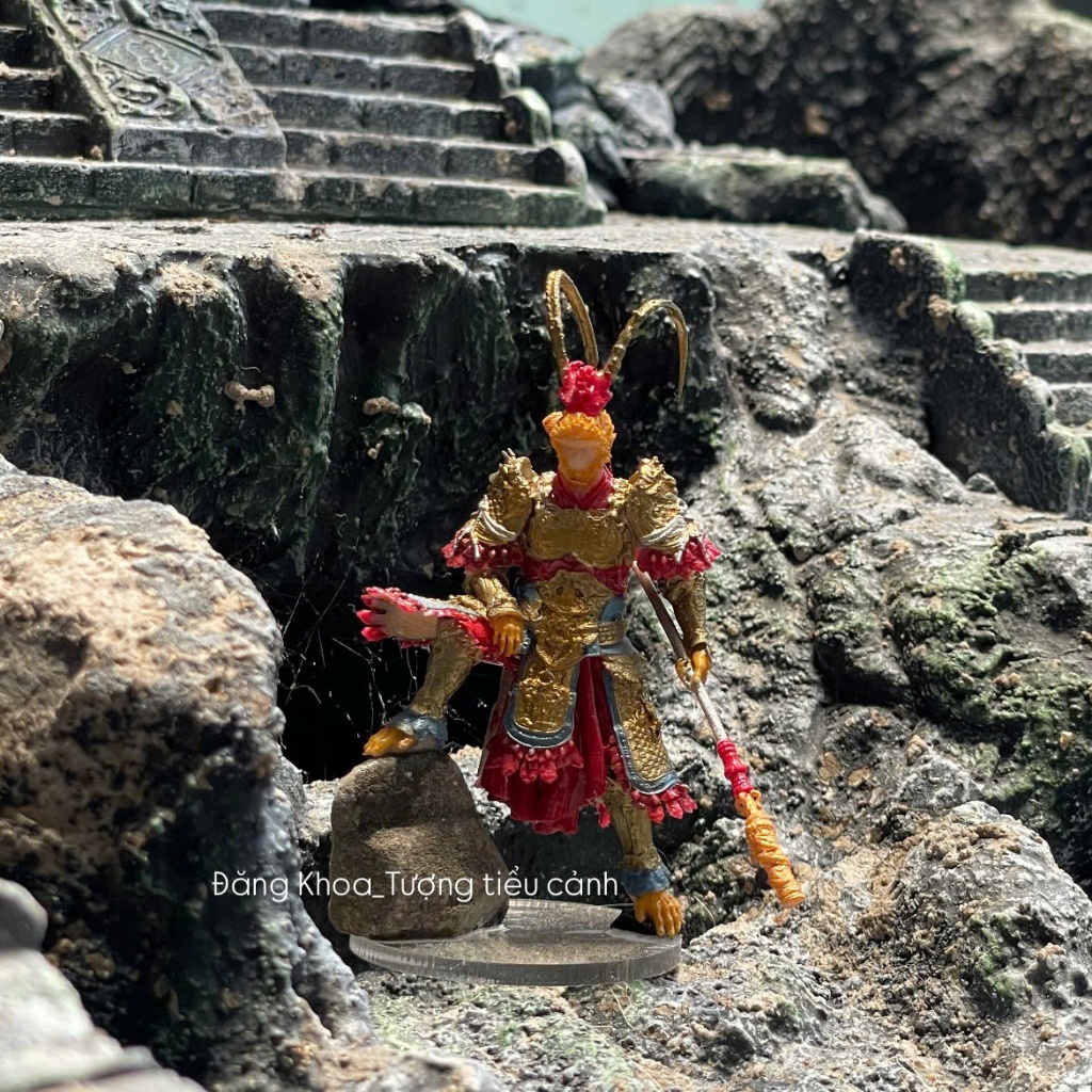 Sharp 3D printed Black Myth Wukong, Legendary Sun Wukong model statue ...