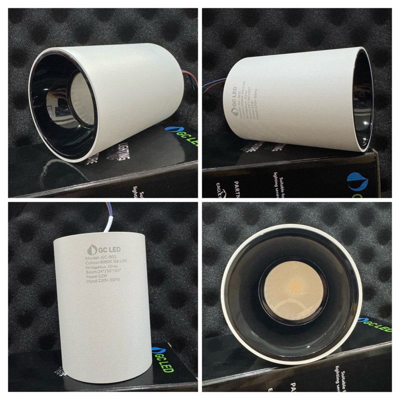 [GC] Spotlight ceiling lamp, 12W GC LED JUPITER code GC-B01, monolithic ...