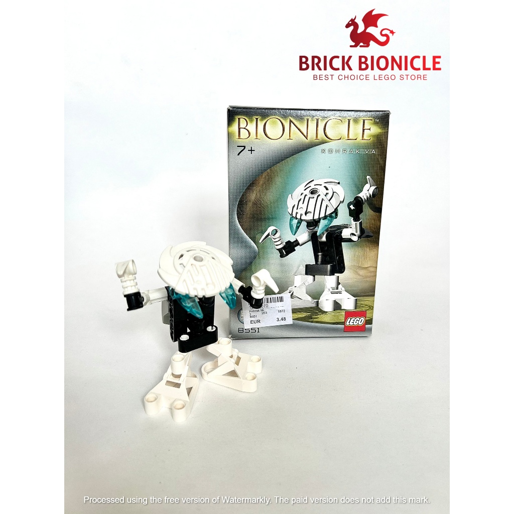 LEGO BIONICLE AUTH SG TH PH MA - BIONICLE BOHROK Va ASSEMBLY TOY - 8551 ...