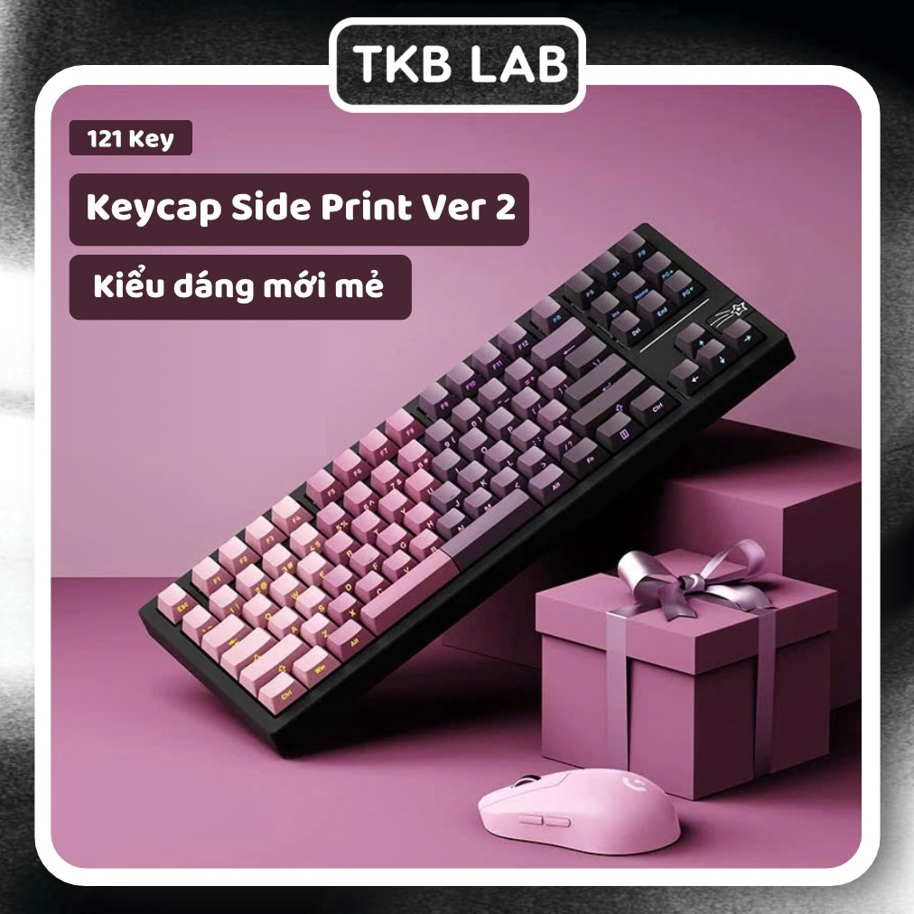 Keycap Through Led Gradient Ver 2 For PBT Double Shot Downstream ...