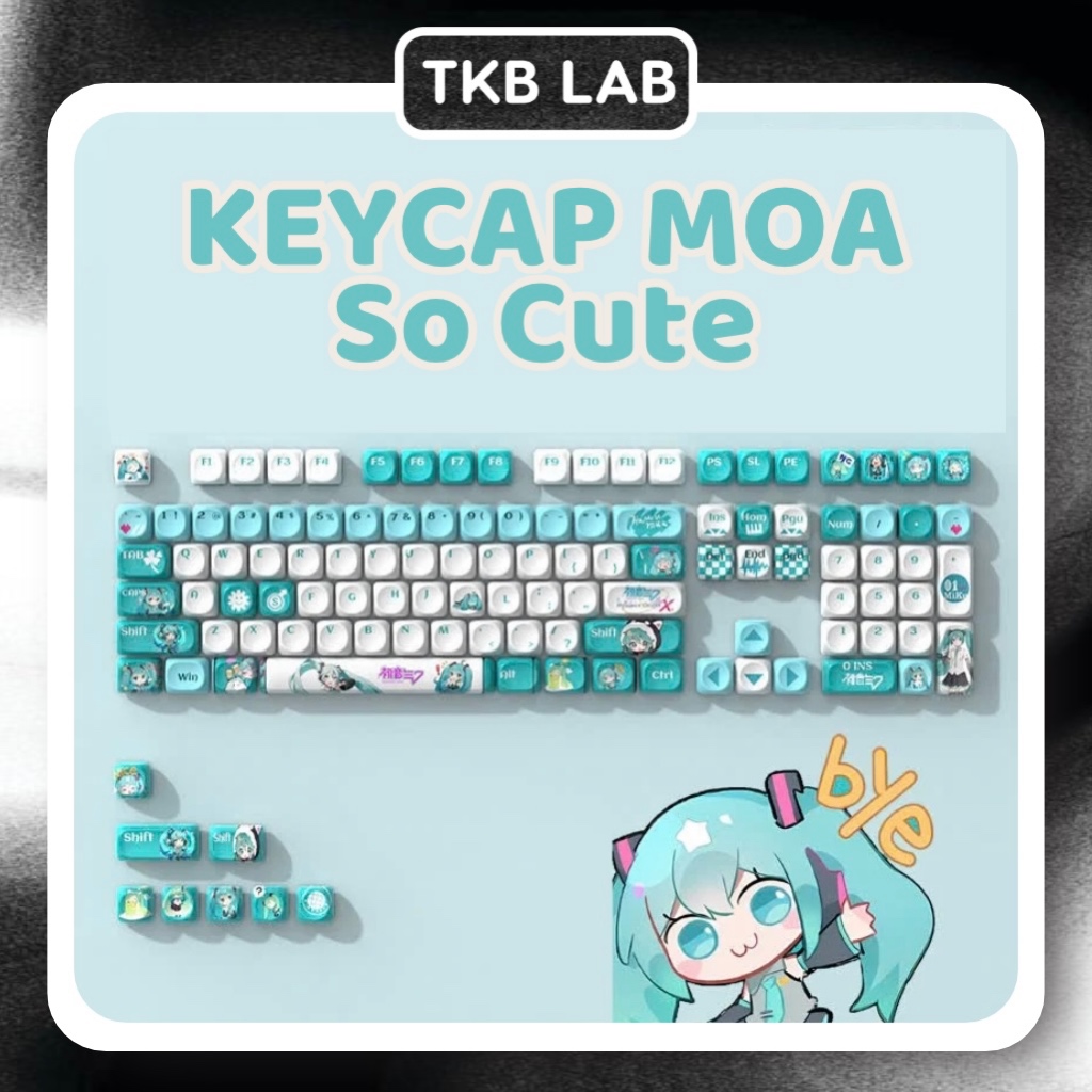 Cute MOA Keycap | PBT Dyesub 116 Buttons | Shopee Philippines