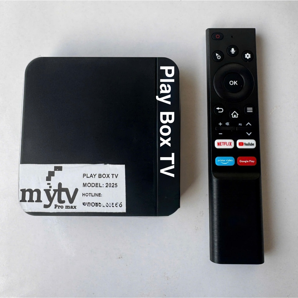 Mytv Android Play Box TV New 2025, Latest Model 2025 Voice Control ...