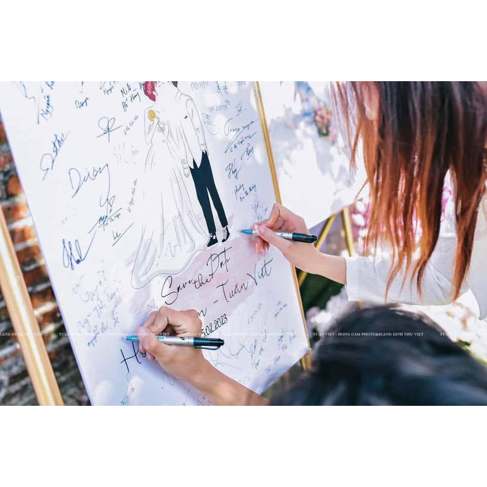 Chibi signature board, customer's signature to preserve memories ...