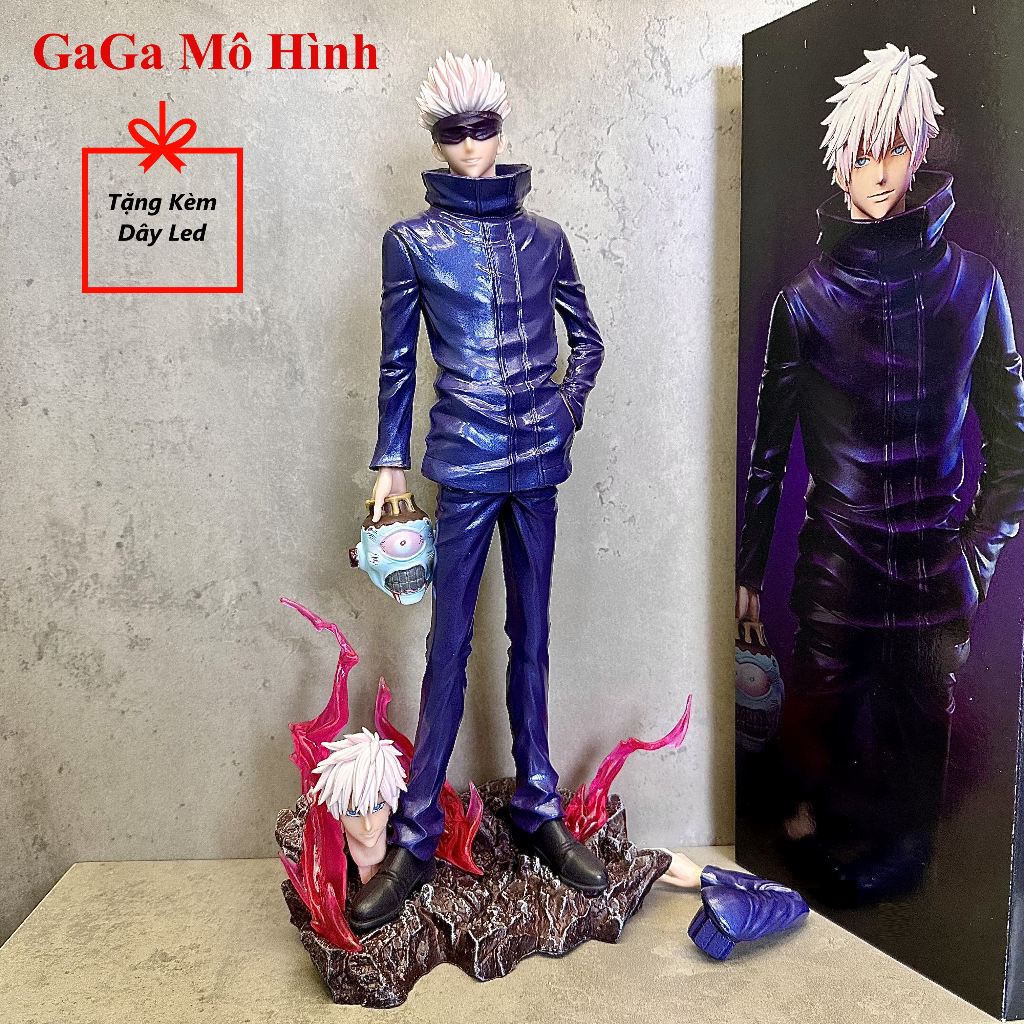 Gojo Satoru model 32cm in Jujutsu Kaisen with 2 heads and 2 replacement ...