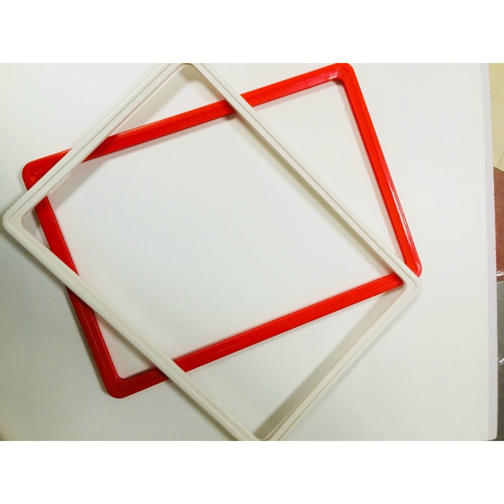Supermarket price list frame size A3 white - red, including 1 frame and ...