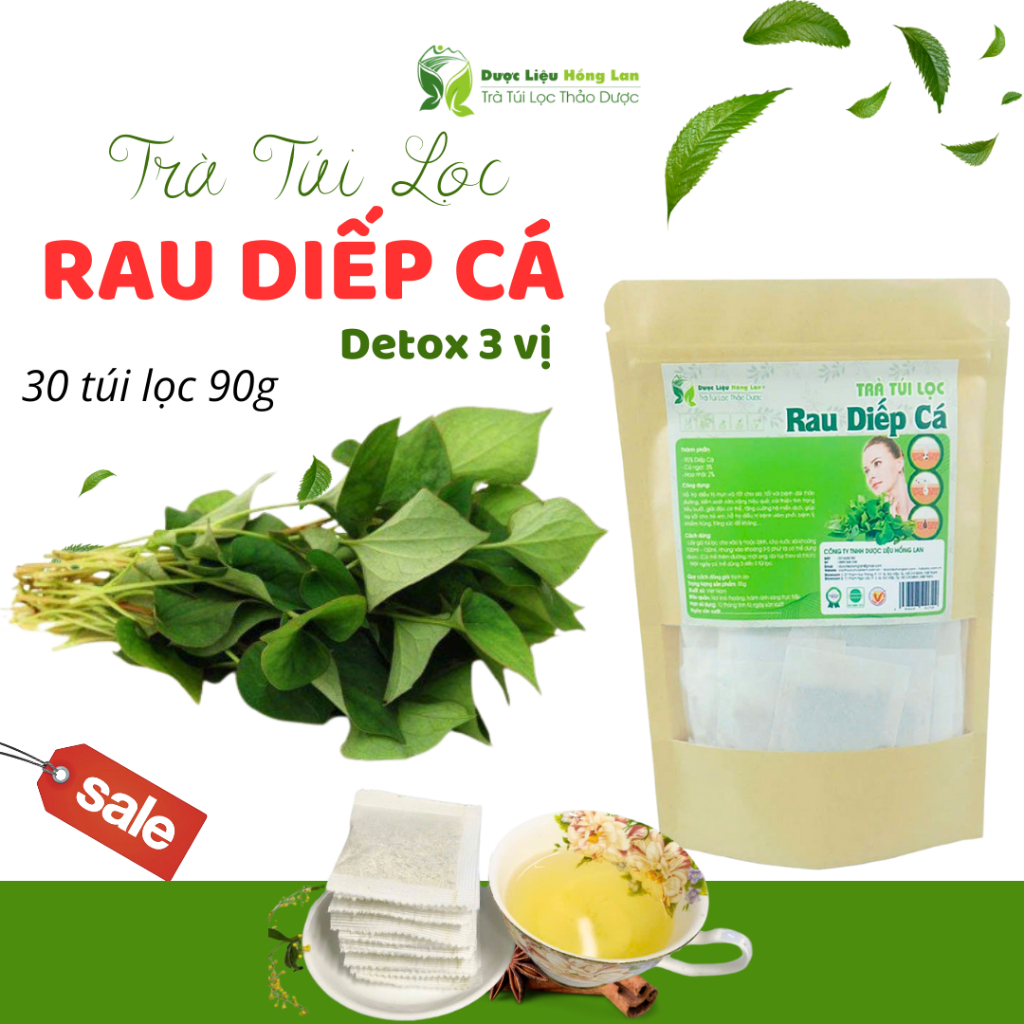 Fish Lettuce Tea bag packed in 90g zip bag (30 packs x 3g) - Hong Lan Medicinal Herbs | Shopee ...