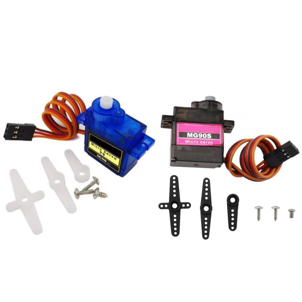 2pcs SG90 MG90S Servo Motor, SG90 MG90 Motor 180 rotation angle, 360 ...