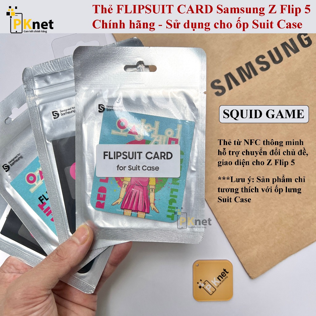 Genuine FlipSuit Card Z Flip 5, Squid Game version | Shopee Philippines