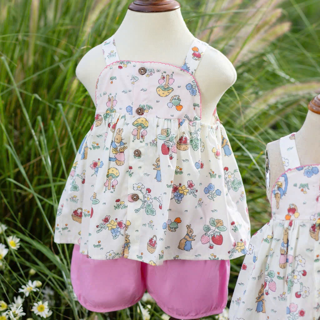 NRS06 bracelet set with rabbit picking strawberry pattern Ngo Ri Store ...