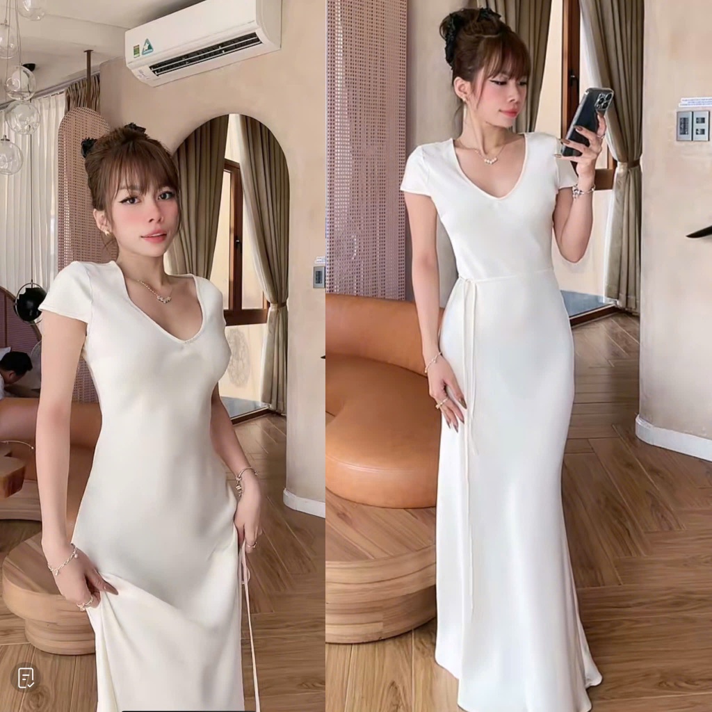 Su Chau SILK DRESS - heart collar with sleeves (with waistband), size ...