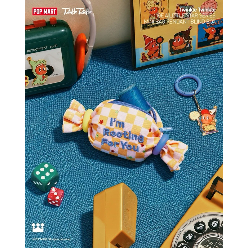 Twinkle hanging keychain shaped like a candy tree, genuine Popmart, Mrs ...